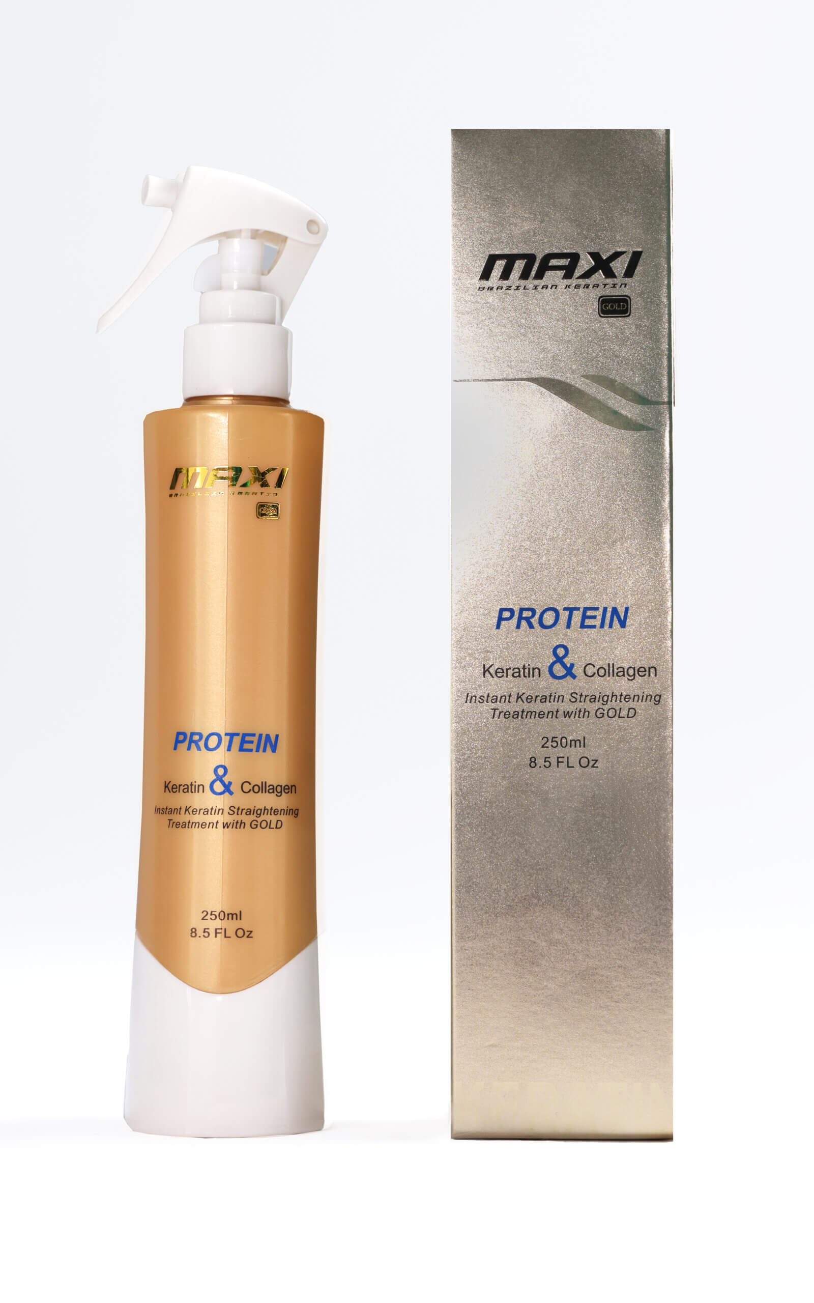 Maxi gold instant keratin treatment 300 ml – Cosmo Code Cosmetics